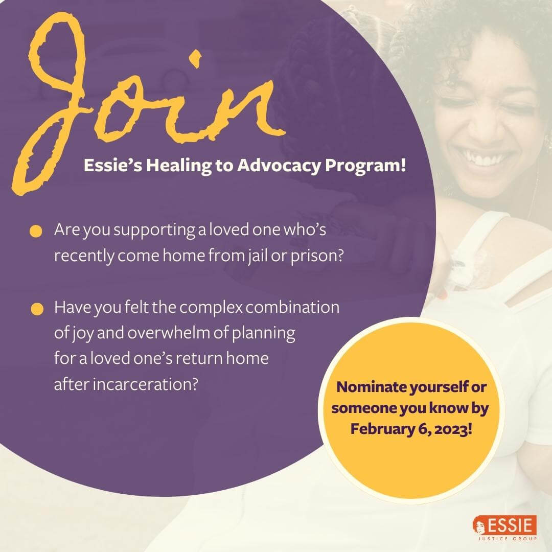 Women are the reentry system of the country. - Essie Justice